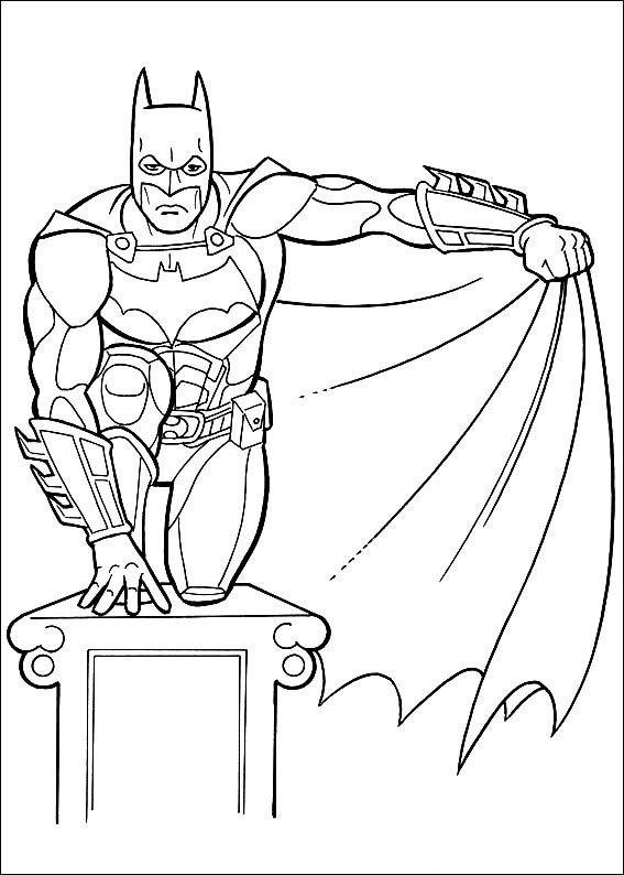 Batman z razptim plaščem